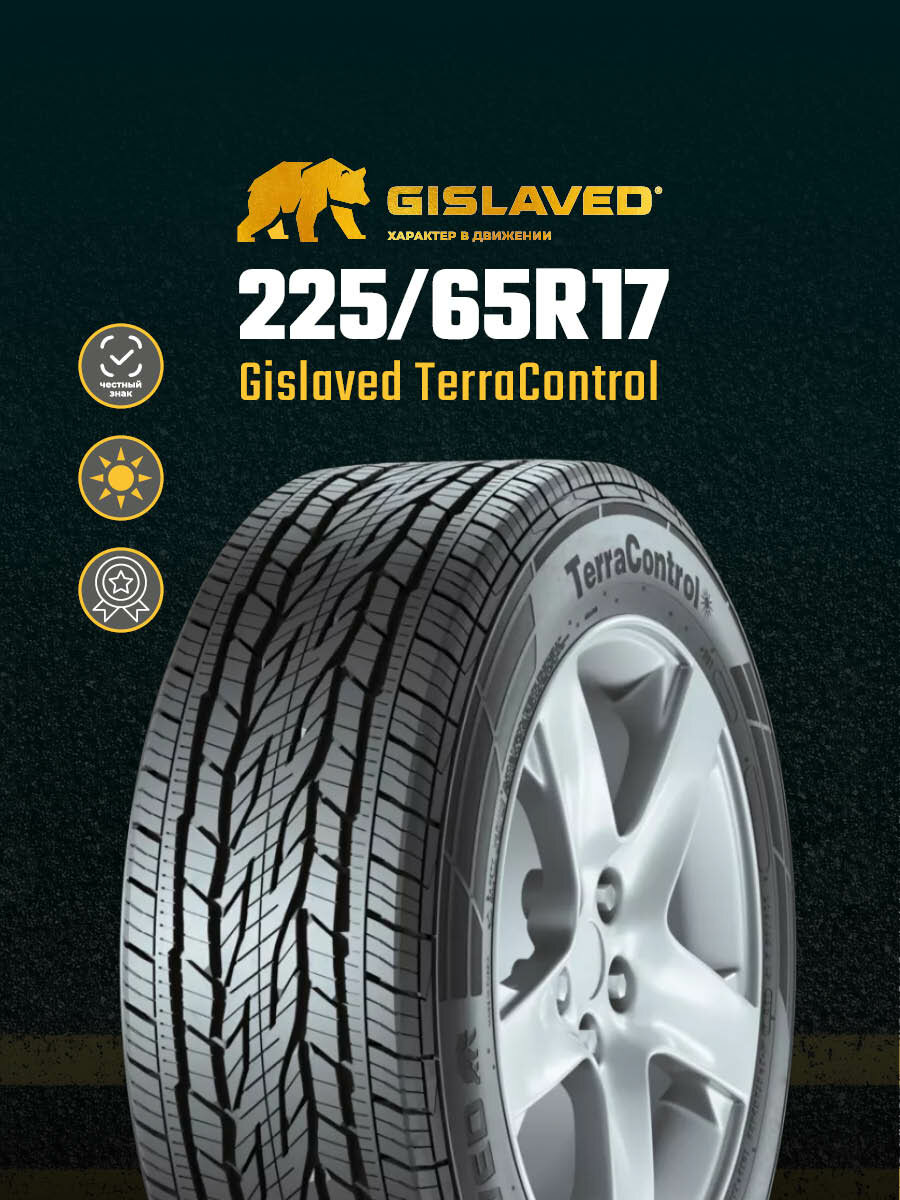 Gislaved TerraControl 225/65R17 102H летняя автомобильная шина