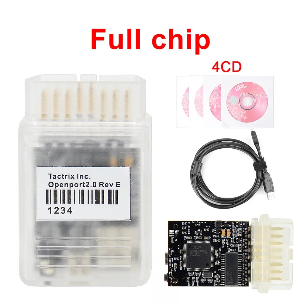Tactrix Openport 2.0 Rev E Full Chip, Color: 4cd
