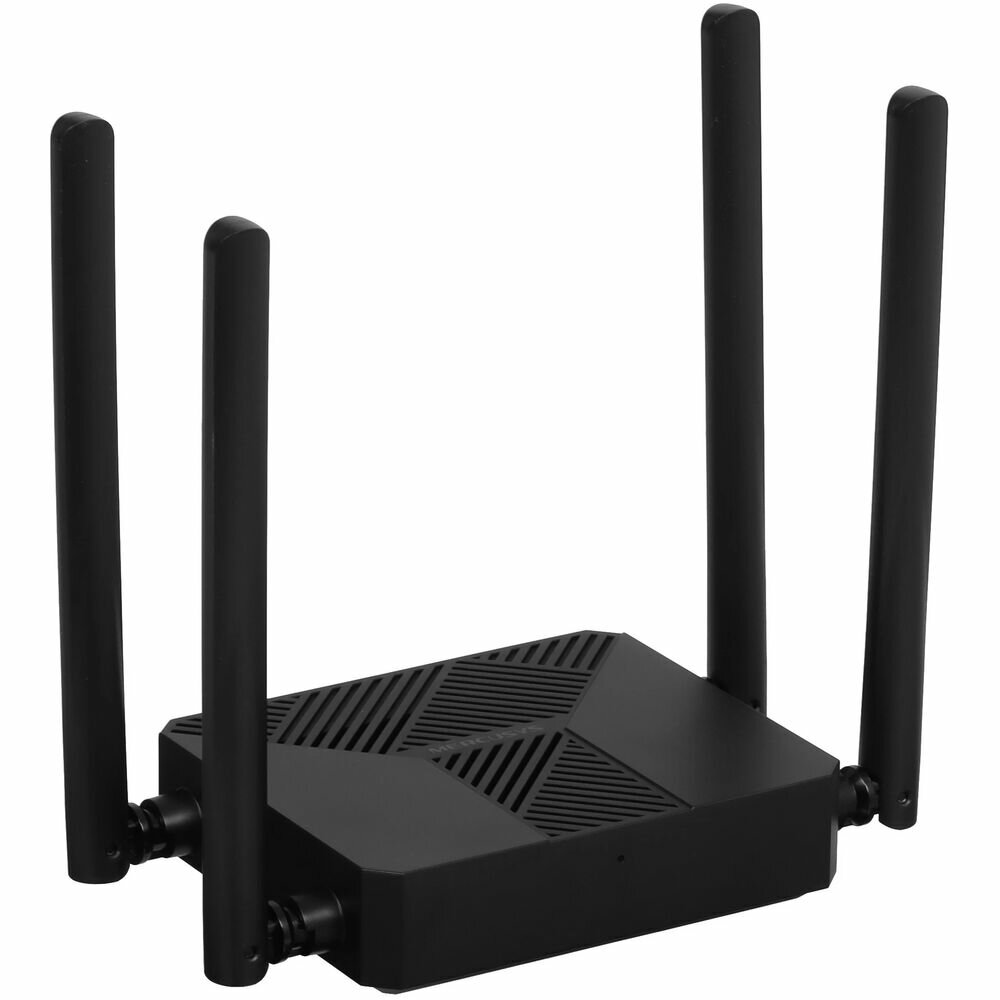 Беспроводной маршрутизатор Mercusys MR62X, Wi-Fi 6 802.11ax 1500Мбит/с, 2.4+5ГГц, 2xGLAN, 1xGWAN чёрный
