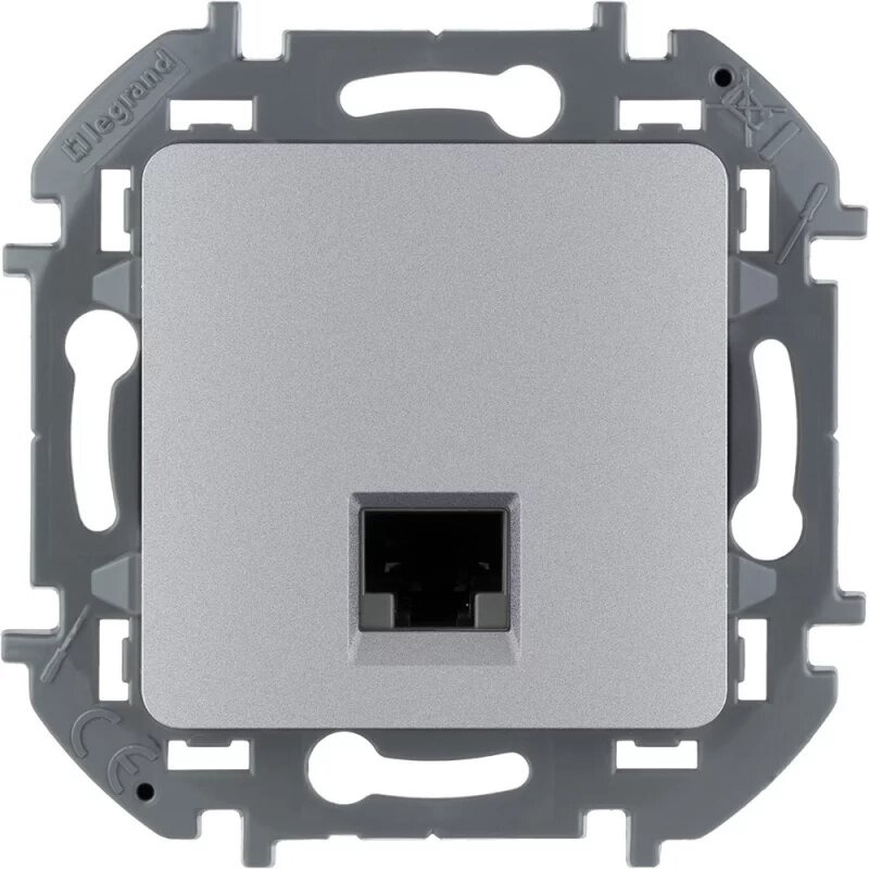 Информационная розетка Legrand Inspiria RJ45 - категория 5e - UTP, Алюминий