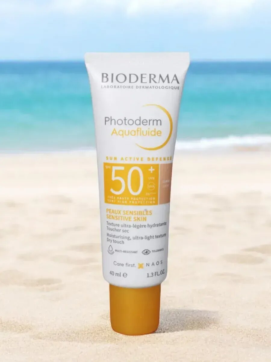 Солнцезащитный Аквафлюид SPF50+ для лица Aquafluide