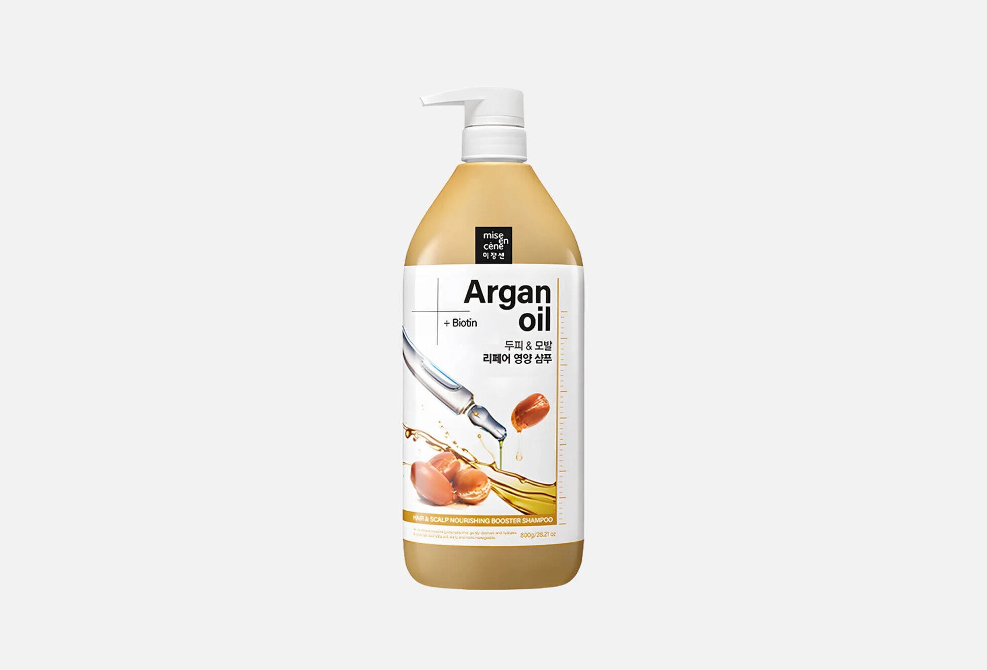 Питательный шампунь для кожи головы и волос Mise En Scene HAIR & SCALP NOURISHING BOOSTER SHAMPOO, 800 мл