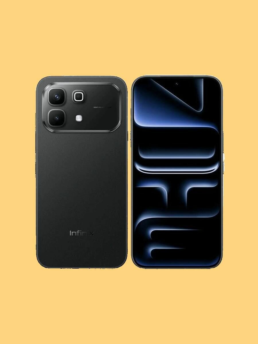 6.78" Смартфон Infinix NOTE 60 256 ГБ черный ядер - 8x(2.6 ГГц), 8 ГБ, 2 SIM, AMOLED, камера 50+8 Мп, 6500 мА*ч