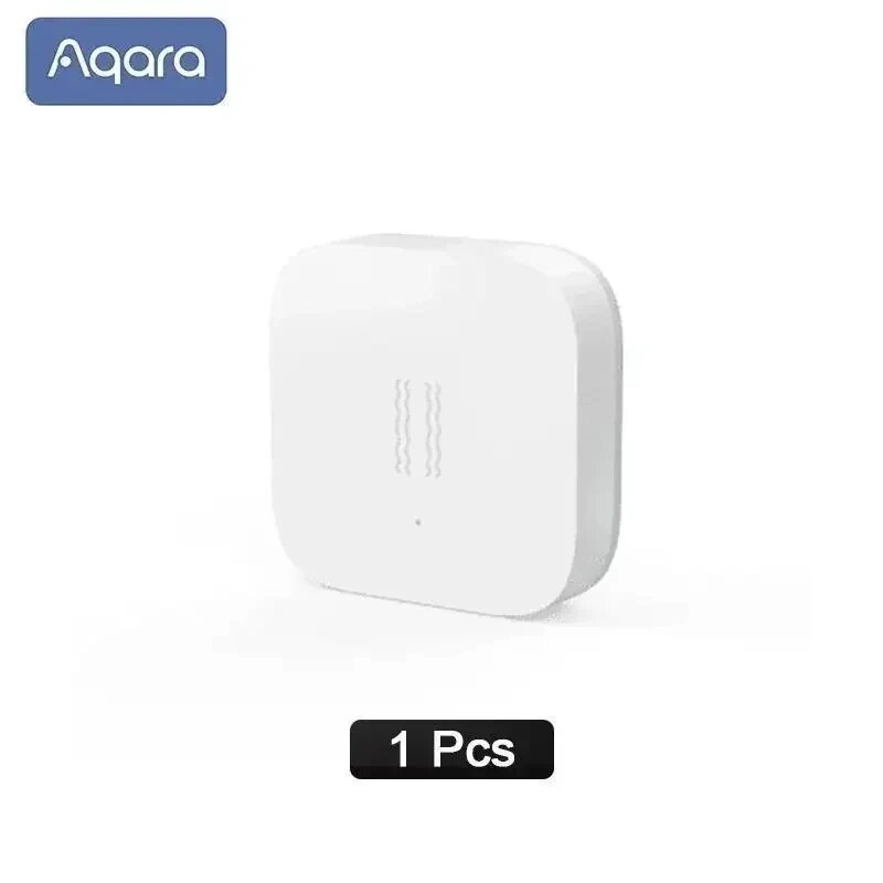 Датчик вибрации Aqara Smart Zigbee, датчик движения и удара, обнаружение, сигнализация, мониторинг, встроенный гироскоп, совместим с приложениями Mi Home и Homekit — 1 шт. Датчик удара