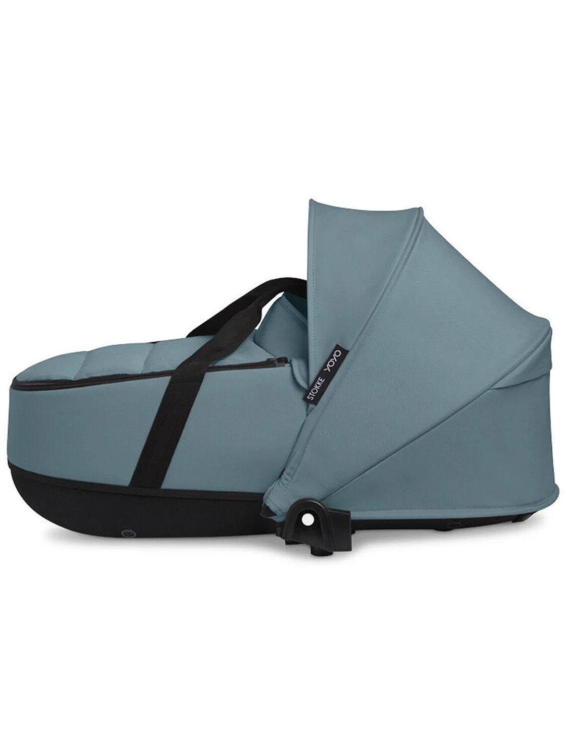 Комплект люльки для новорожденного Stokke/Babyzen YOYO, жесткий каркас (shell), серо-голубой (aqua), с рождения до 6-ти месяцев