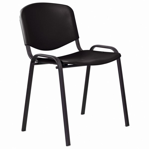 Стул Staff Plast CF-009, ч. каркас/пласт. черн.