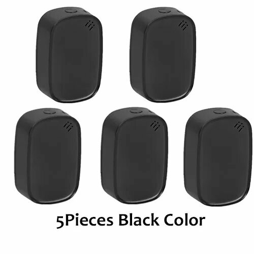 Датчик температуры и влажности Moes Tuya Zigbee 5PCS Black