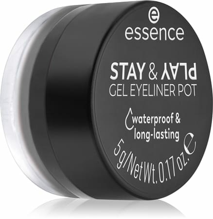 Подводка для глаз Essence STAY & PLAY, черный, 5 г
