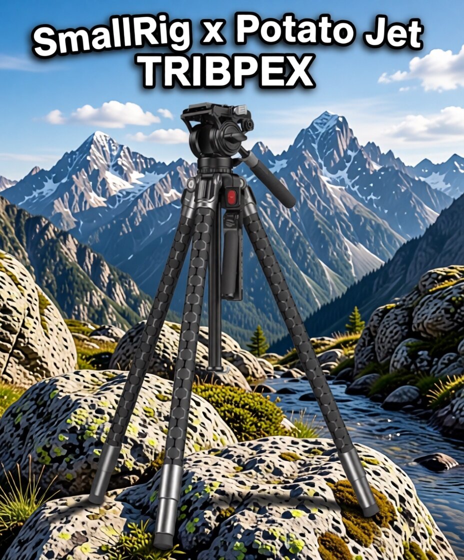 SmallRig 5305 x Potato Jet TRIBEX SE Hydraulic Tripod Штатив