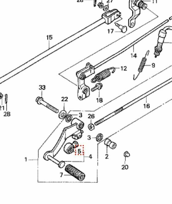 Пыльник механизма хода тяги мотоцикла Honda; Артикул Honda: 24724422000 (Оригинал)