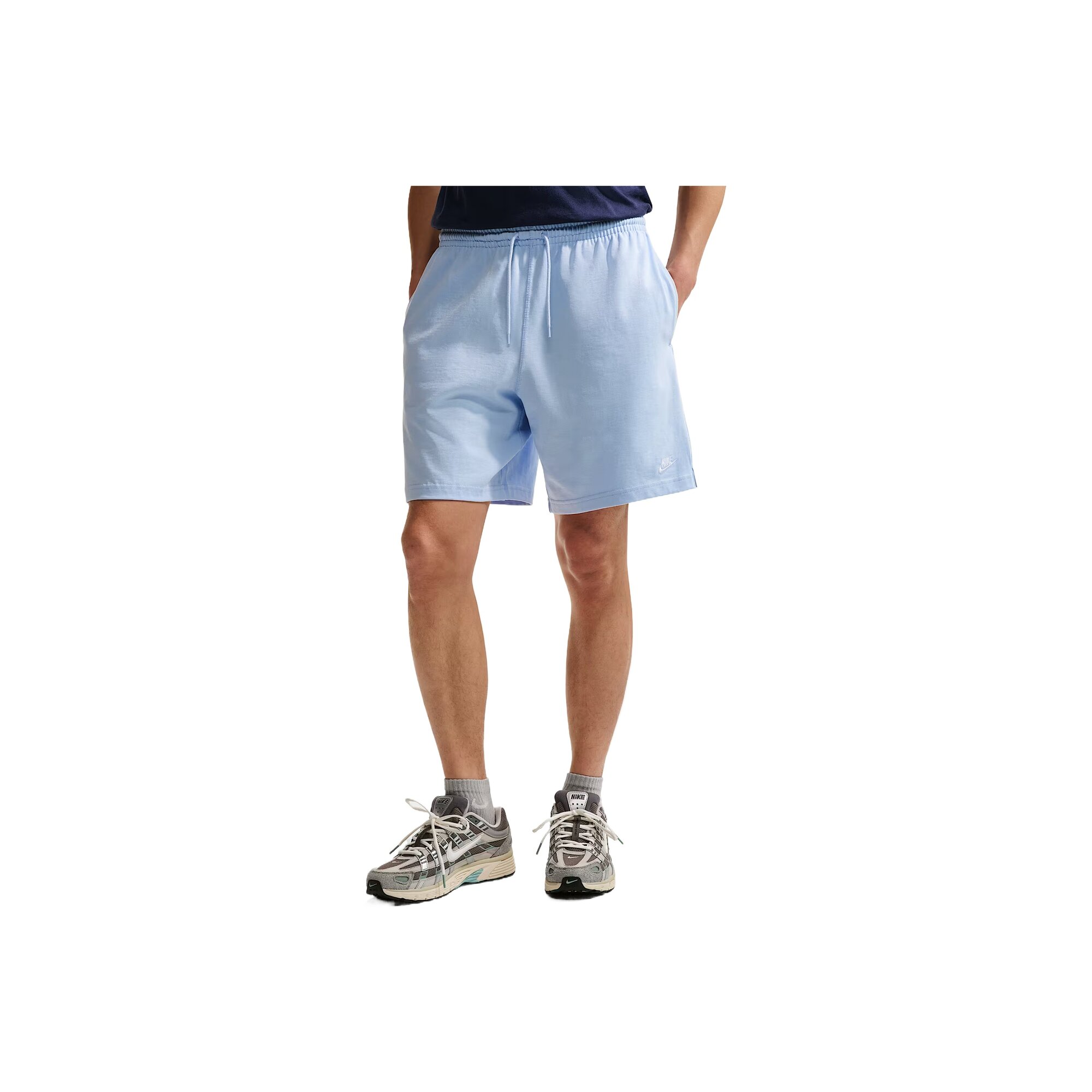 Nike Club Hydrogen Blue White Men's Casual Shorts Nike Club Hydrogen Синий Белый Мужские Повседневные Шорты XL