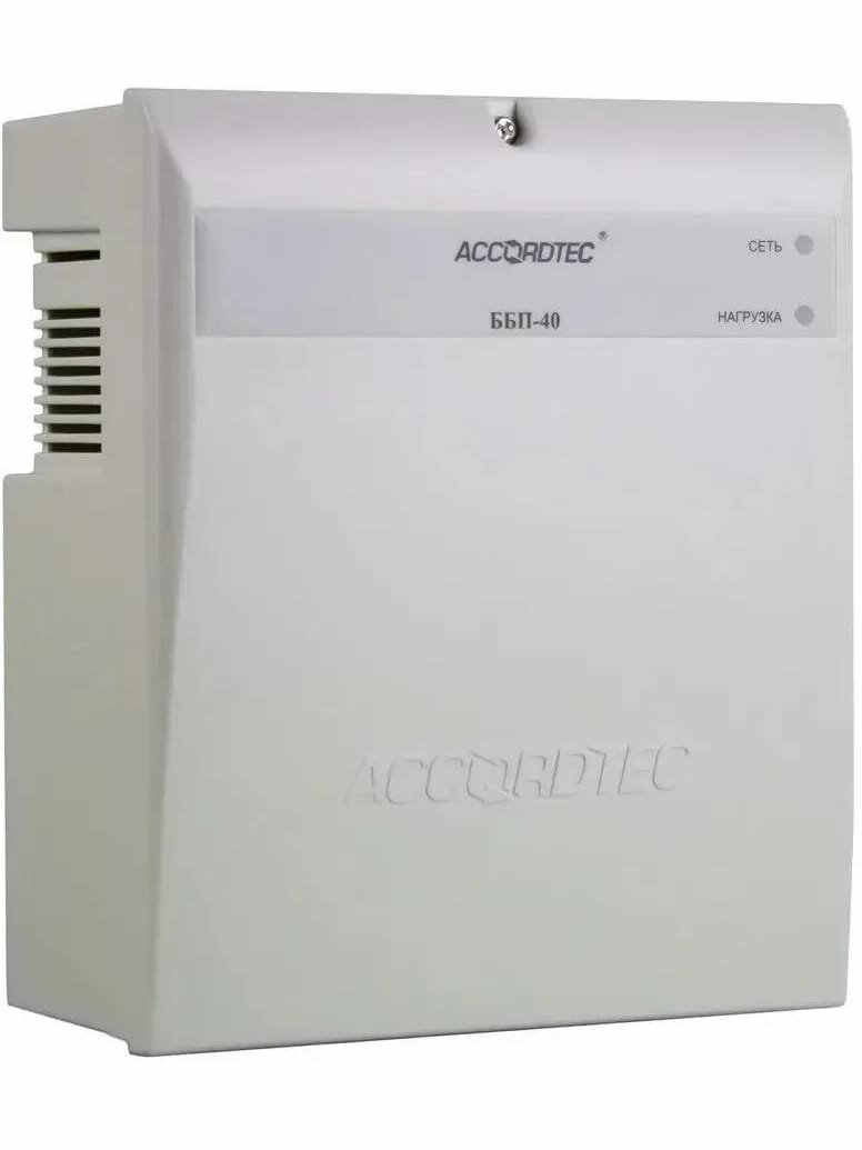 ACCORDTEC ББП-40 Блок бесперебойного питания в корпусе под АКБ 7 А•ч. Uвх. AC 165-264 V, Uвых. DC