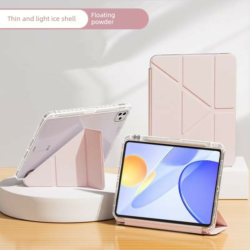 Чехол для iPad 10.2-дюймовый с держателем для ручки, розовый - совместим с моделями iPad 7-9
