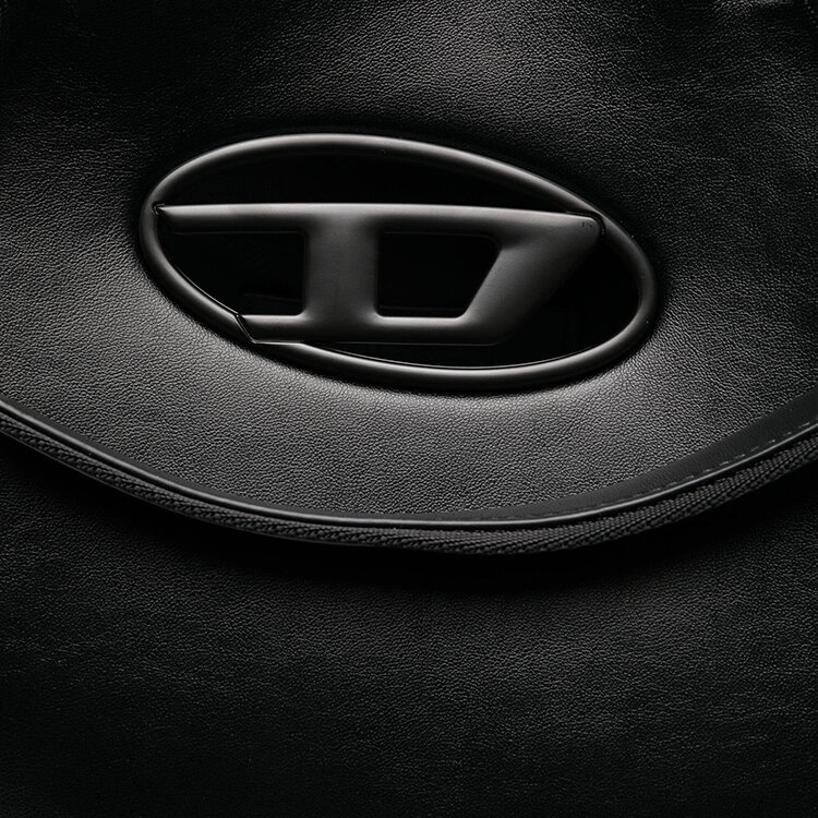 Сумка DIESEL, фактура тиснение, black — фото 1
