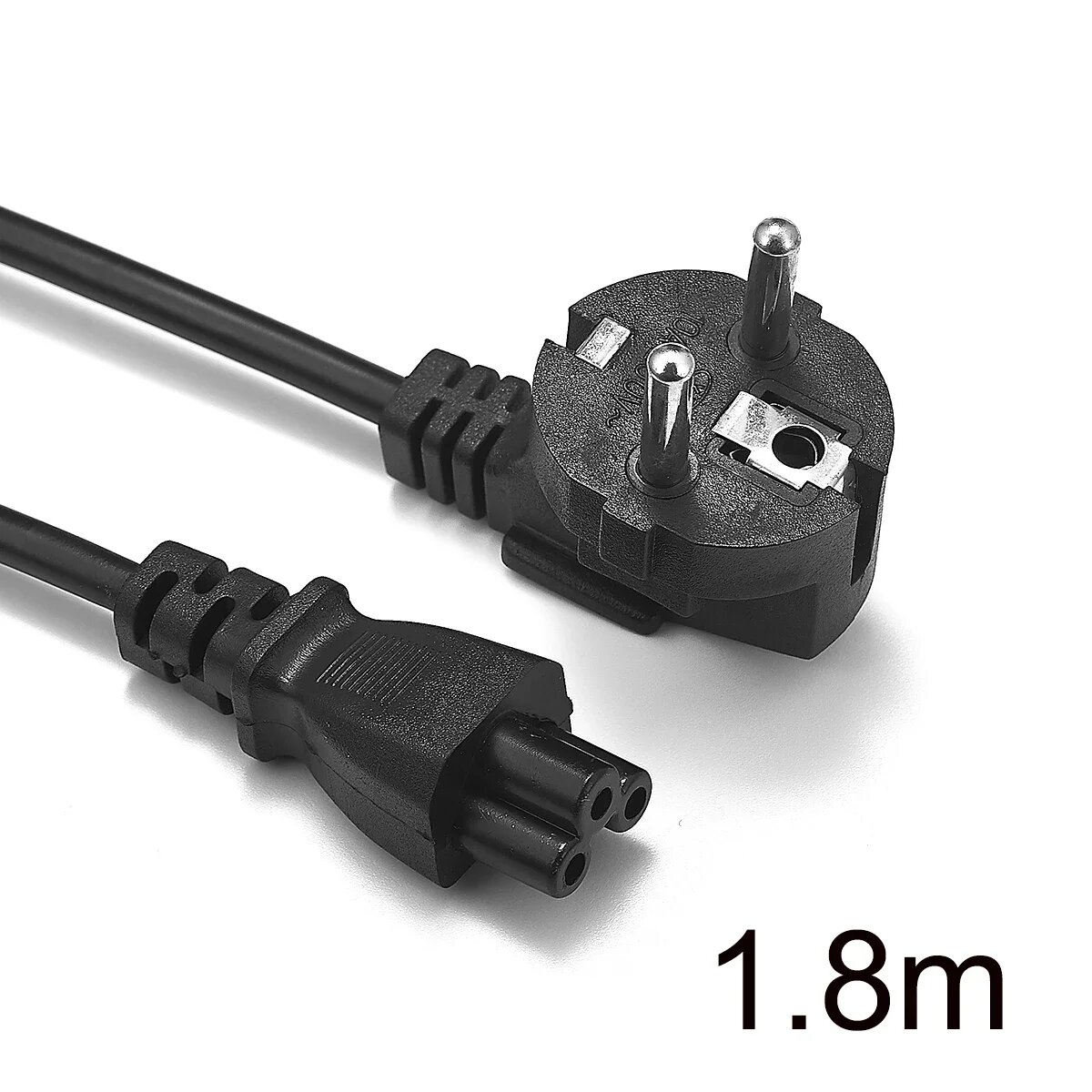 Кабель питания IEC C13 C5 1.8м, черный