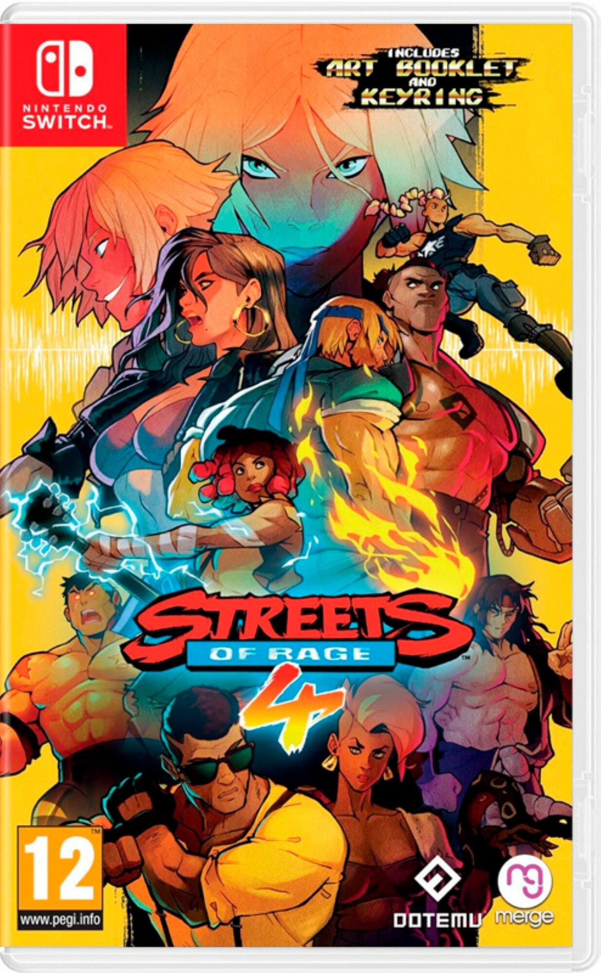 Streets of Rage 4 (Игра на картридже) (русские субтитры) (Nintendo Switch)