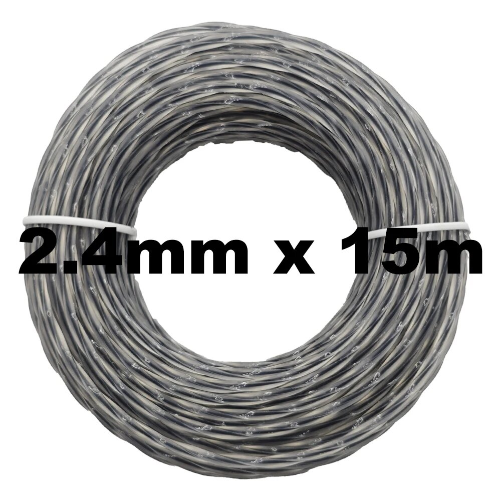 Леска для триммера 2.4 мм x 15 м