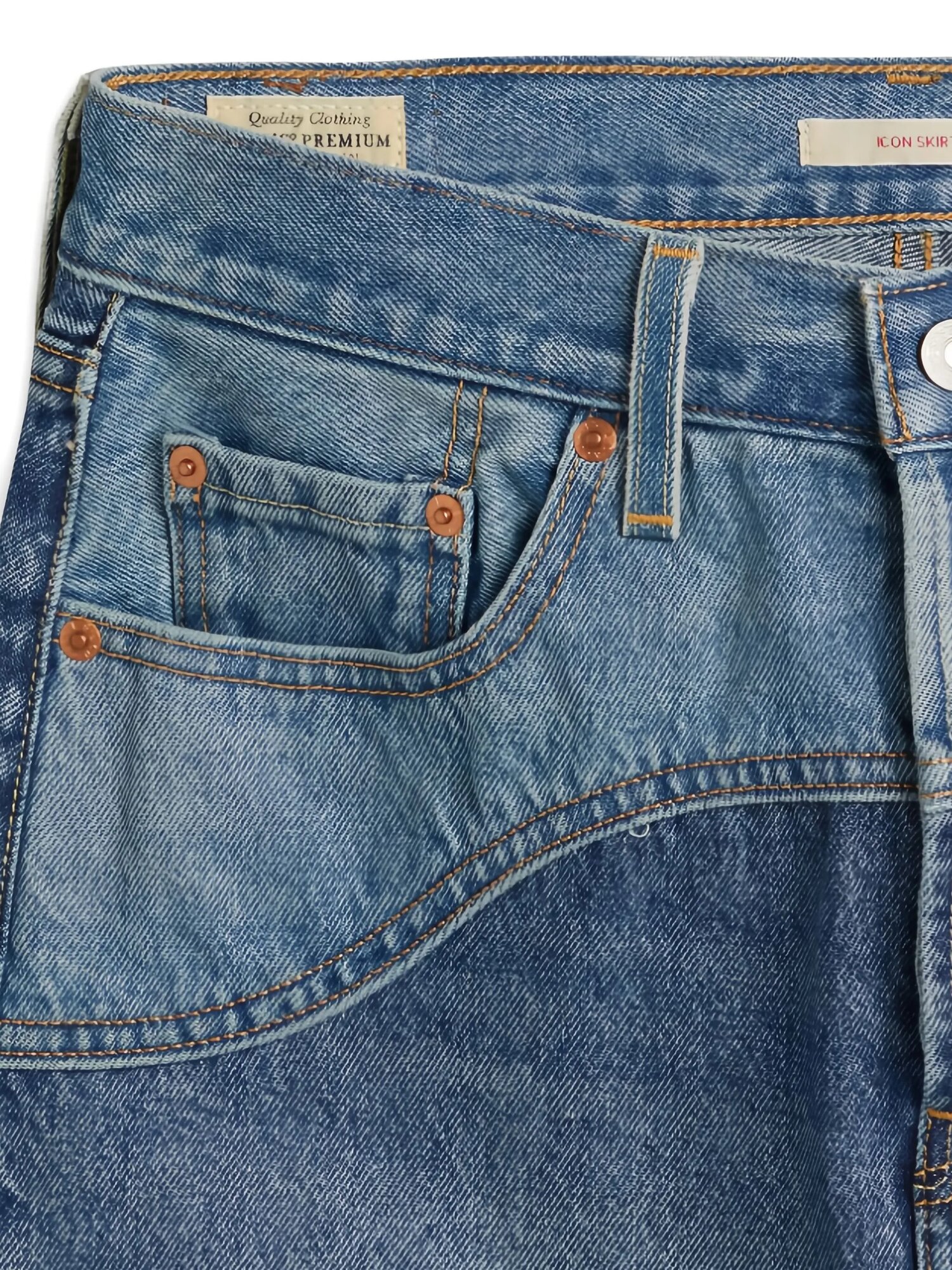 Юбка Levi's Icon, размер S, синий — фото 1