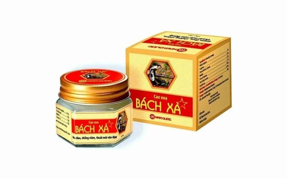 Вьетнамский бальзам со змеиным ядом Bach Xa 20 гр.