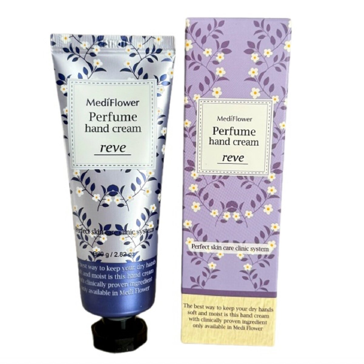 Medi Flower Увлажняющий крем для рук с цветочным ароматом (80гр) Perfume Hand Cream Reve