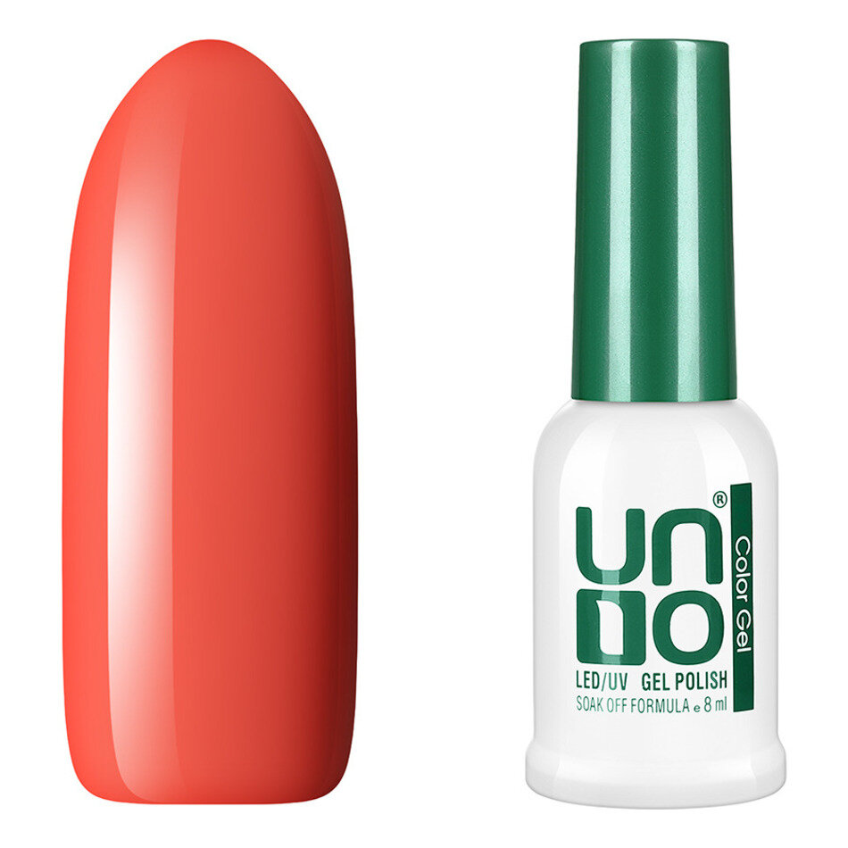Гель-лак UNO - 011 Сладкий персик - Sweet Peach , нежно-лососевый, 8 гр.