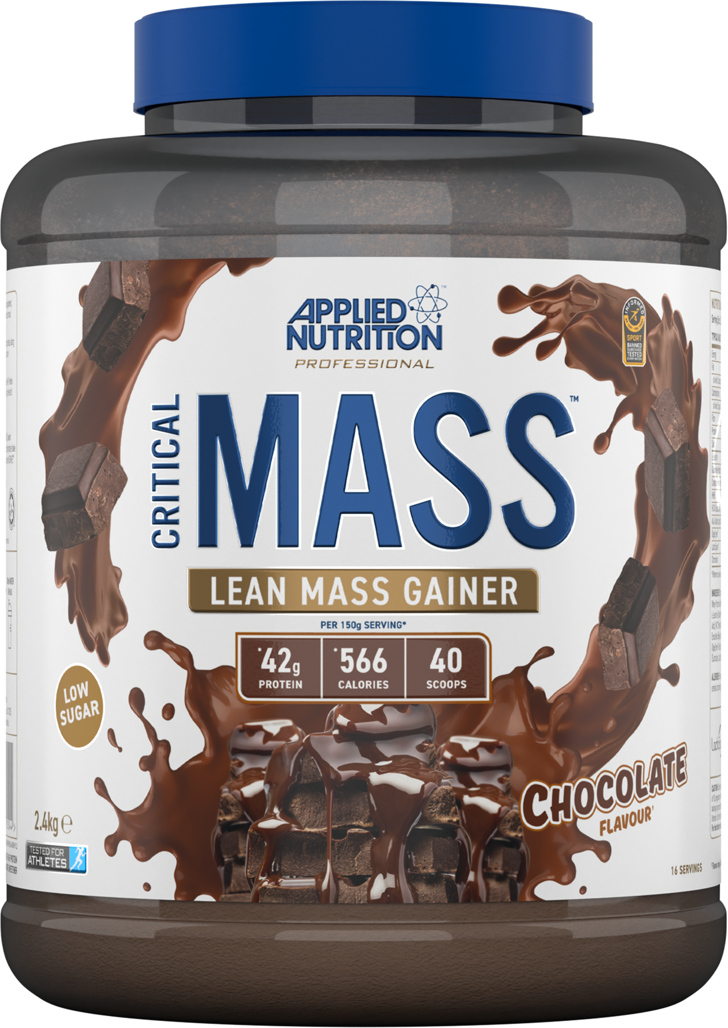 Гейнер Критикал Масс Профешионал 2400 гр Шоколад / Applied Nutrition Critical Mass professional