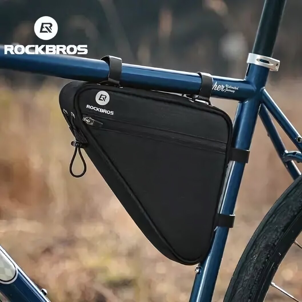 Сумка велосипедная на раму 'ROCKBROS B112', 24*21*5,5 см, объем 1,5л, черная