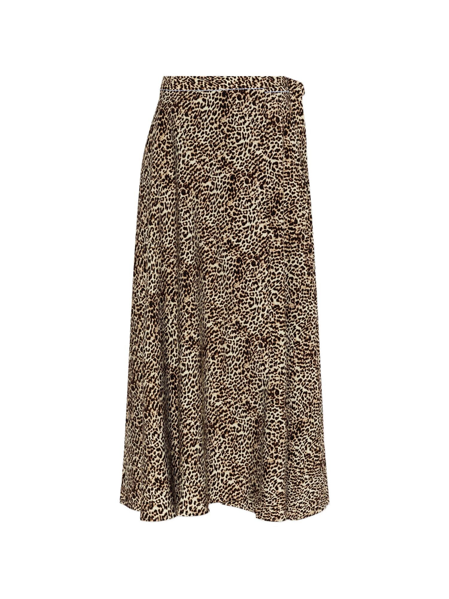 Юбка Ubba leopard-print wrap-design maxi skirt