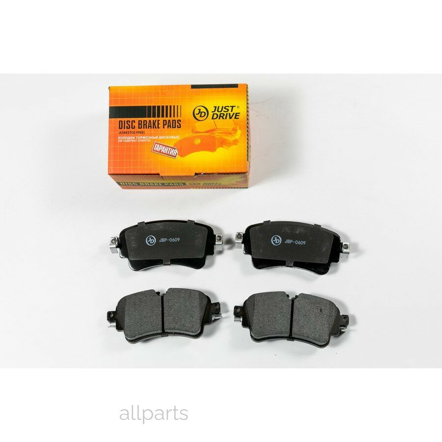 JUST DRIVE JBP0609 Колодки тормозные дисковые, задние