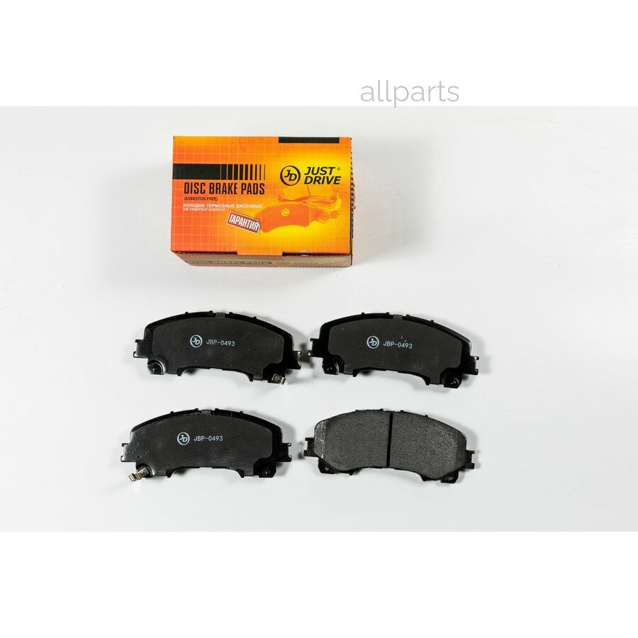 JUST DRIVE JBP0493 Колодки тормозные дисковые, передние