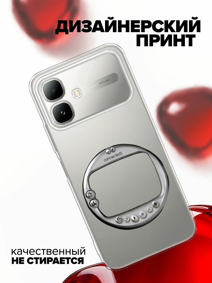 Чехол на Infinix Smart 20 / Инфиникс Смарт 20 с принтом Connected1 — фото 1