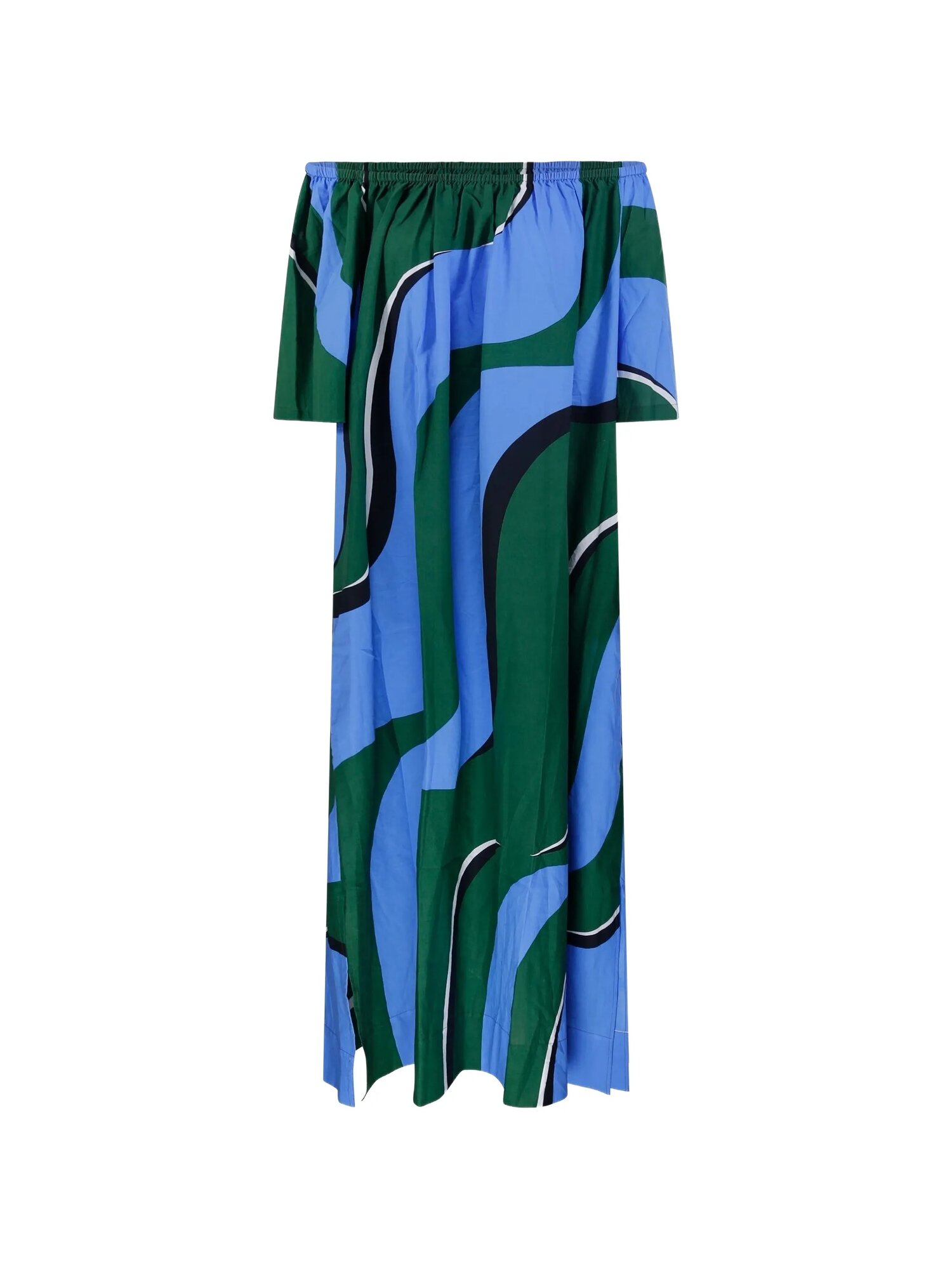 Платье Palao Madone printed off-shoulder dress