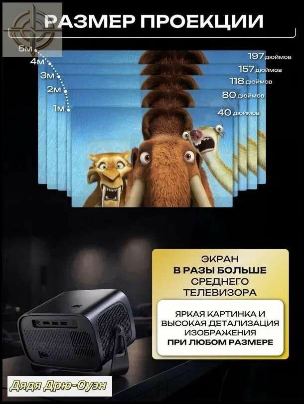 Гобо-проектор, хром