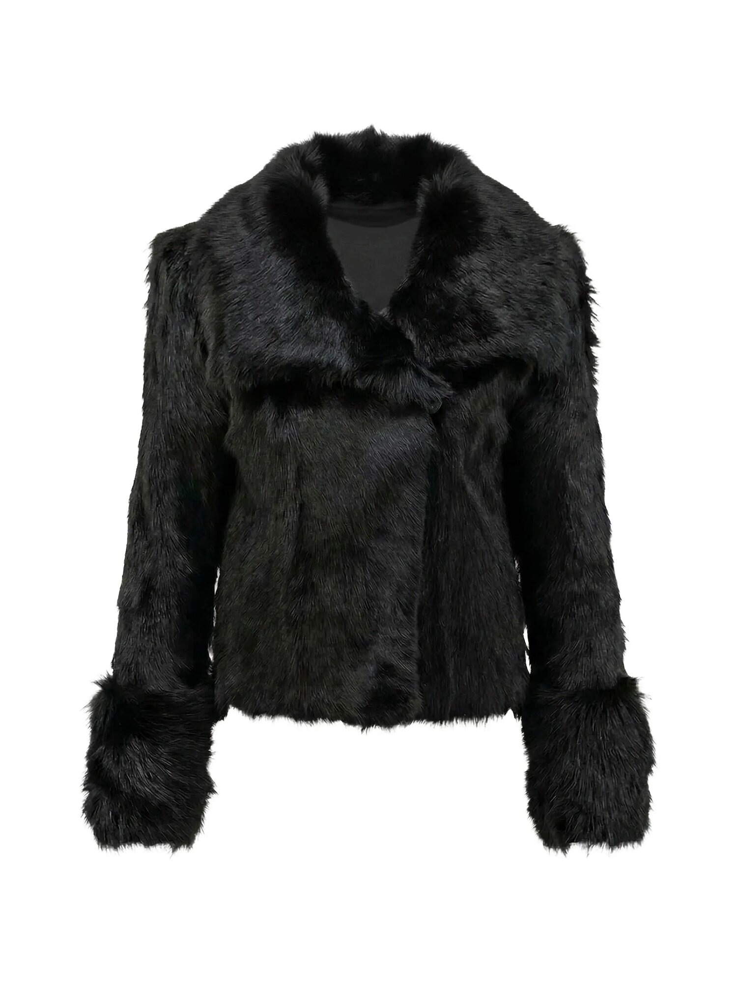 Куртка ALMAZ Dusk fur jacket, размер S, black/black — фото 1