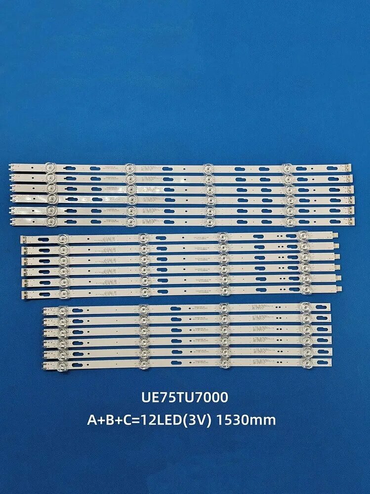 Светодиодные полоски для UE75TU8000 UE75TU7020K LM41-00880A UE75AU7105K CY-BT075HGLV3H 75D3B4CY55613M UE75TU7000
