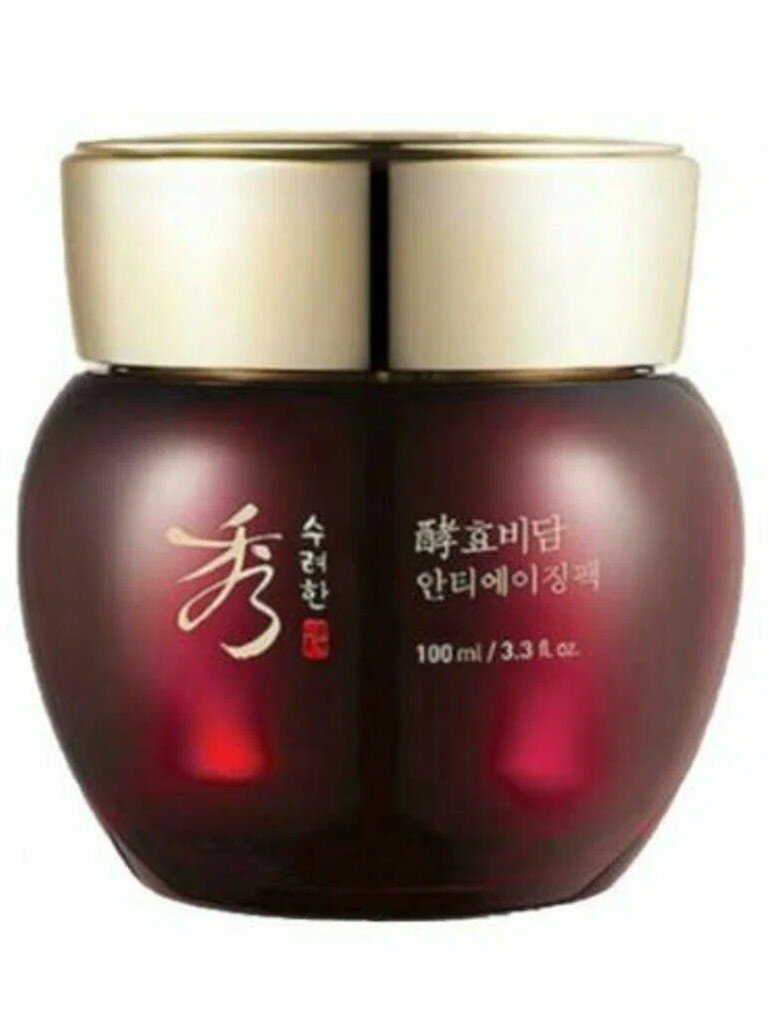 Ночная маска Sooryehan Anti-Aging Hyobidam, против морщин, для подтягивания кожи, 100 мл