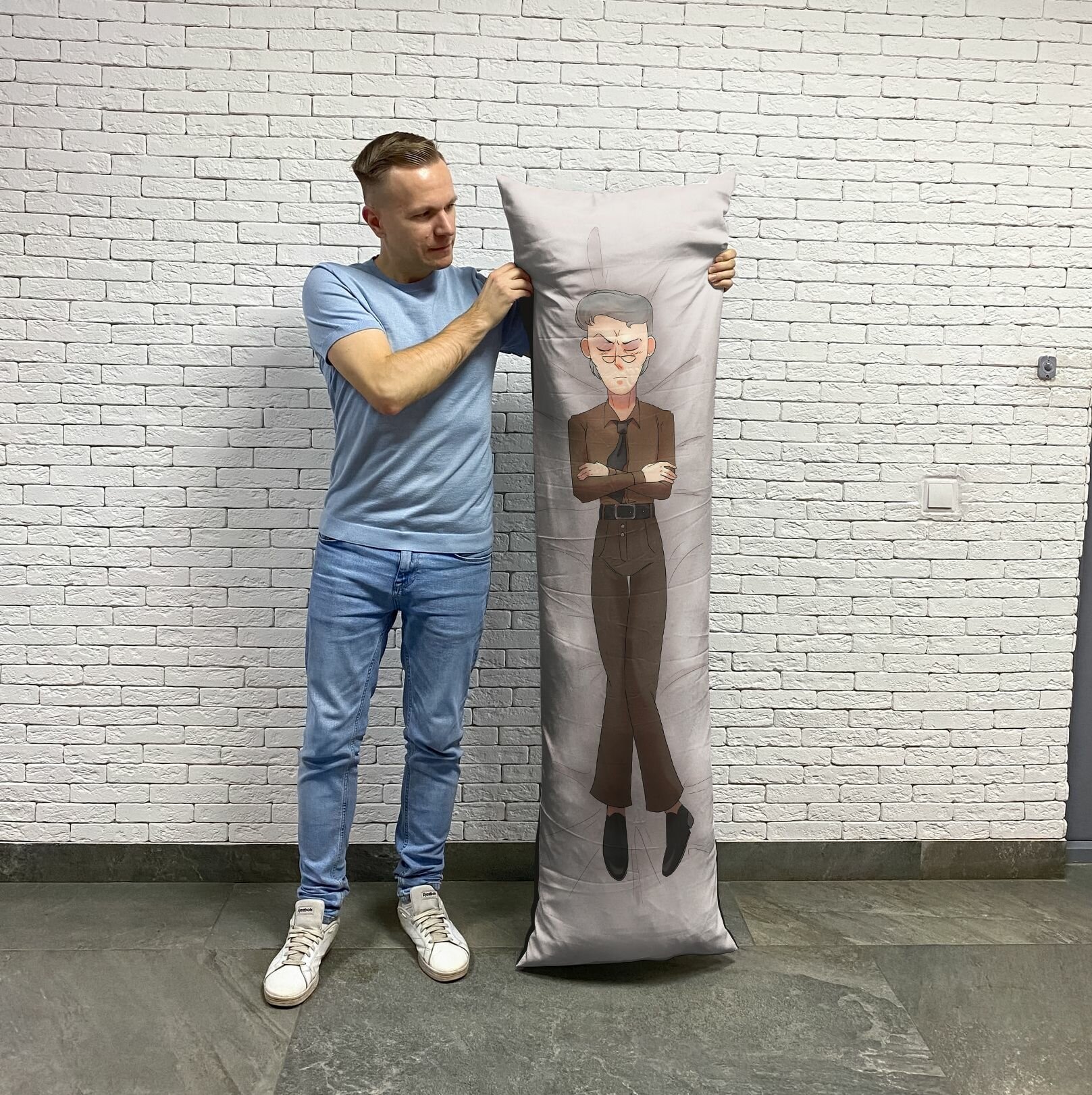Подушка дакимакура 13 карт Пик и Куромаку 50x170 см