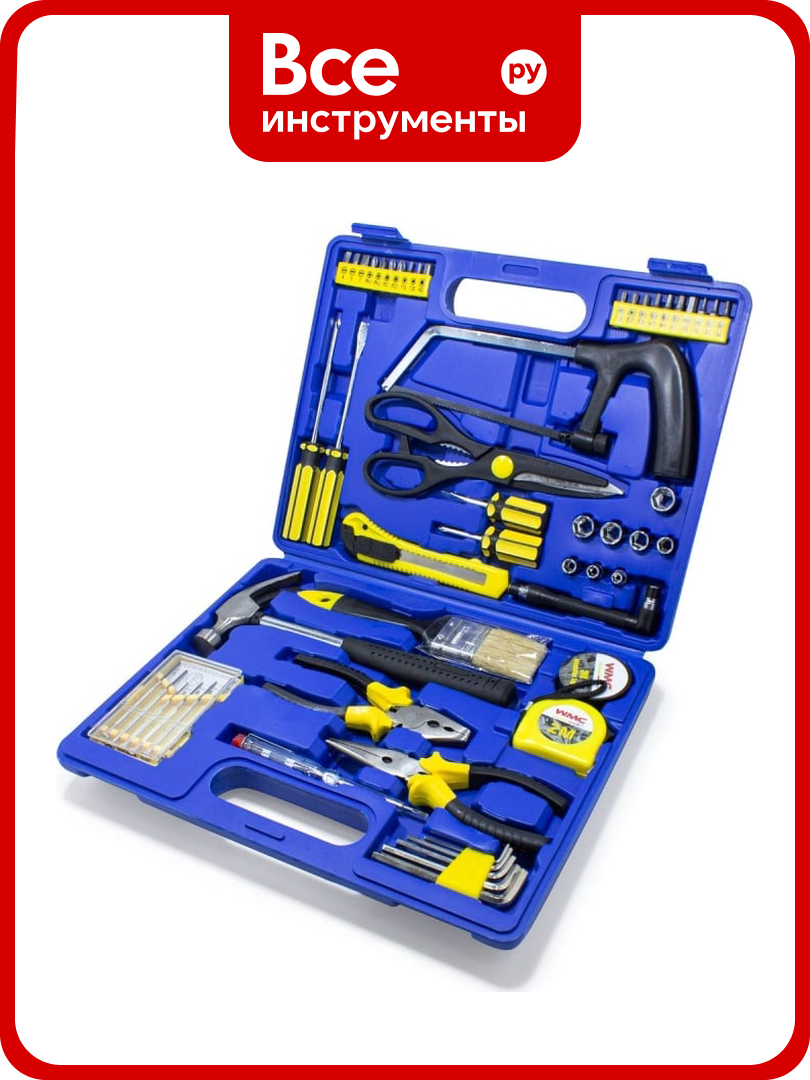 Набор инструмента WMC TOOLS с ножовкой 54 предмета WMC-2054(50476)
