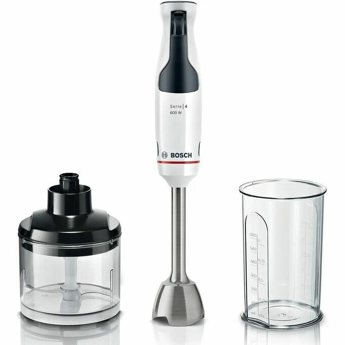 Блендер Bosch MSM4W220, 14 см (0,14 м), 20 см (0,2 м), 42–43 см (0,42–0,43 м), Погружной блендер, 600 Вт.