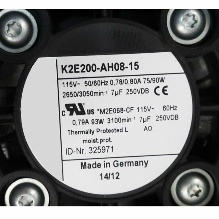 Модуль external rotor fan for K2E200-AH08-15