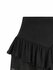 Юбка Isabel Marant Ruffled asymmetric skirt, размер 38, черный