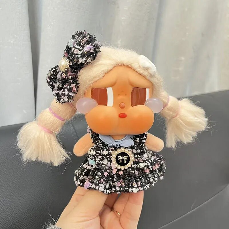 Только одежда для кукол】Одежда для кукол CRYBABY: платье в стиле Шанель для девочек, для плачущих кукол с виниловым