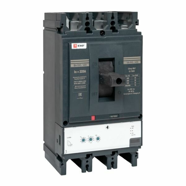 Выключатель автоматический 3п 400/225А 45кА ВА-99C Compact NS PROxima EKF mccb99C-400-225