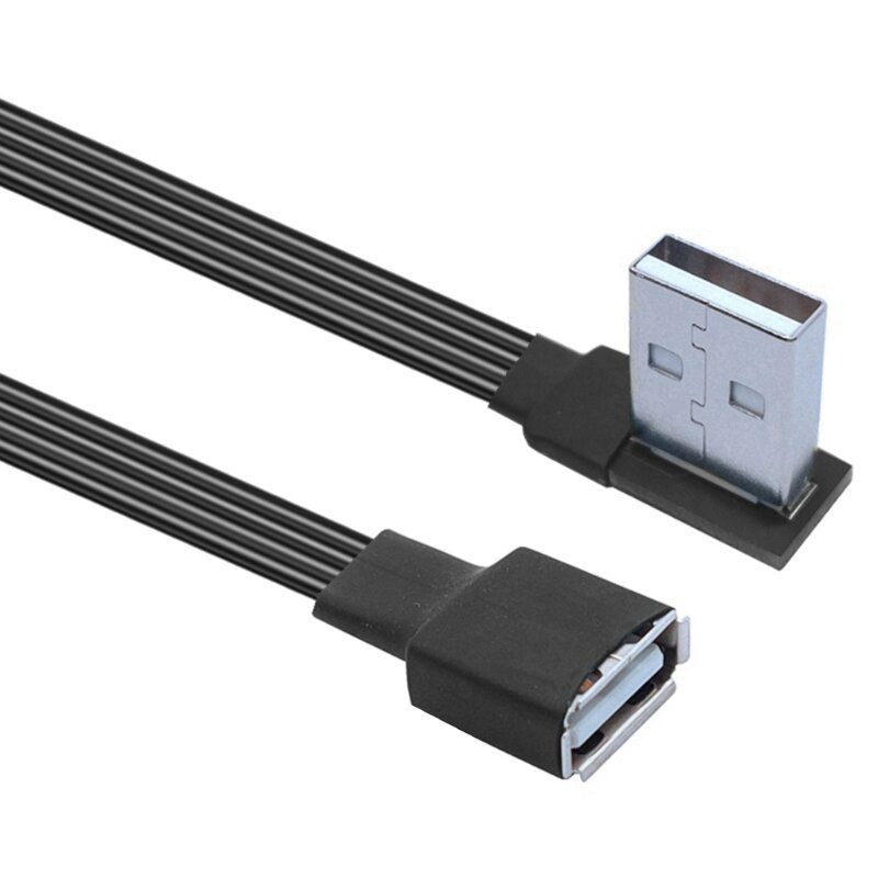 Удлинительный кабель usb2.0 от мужчины к женщине кабель для передачи данных-0,2 м-правый изгиб