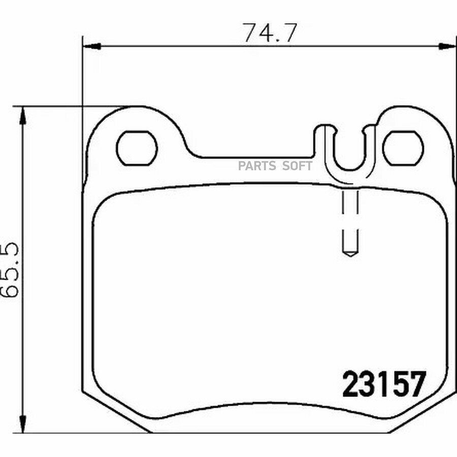 MINTEX MDB2112 Колодки тормозные дисковые задн. QUATTROPORTE V QUATTROPORTE V Stufenheck QUATTROPORTE V Saloon M-KL