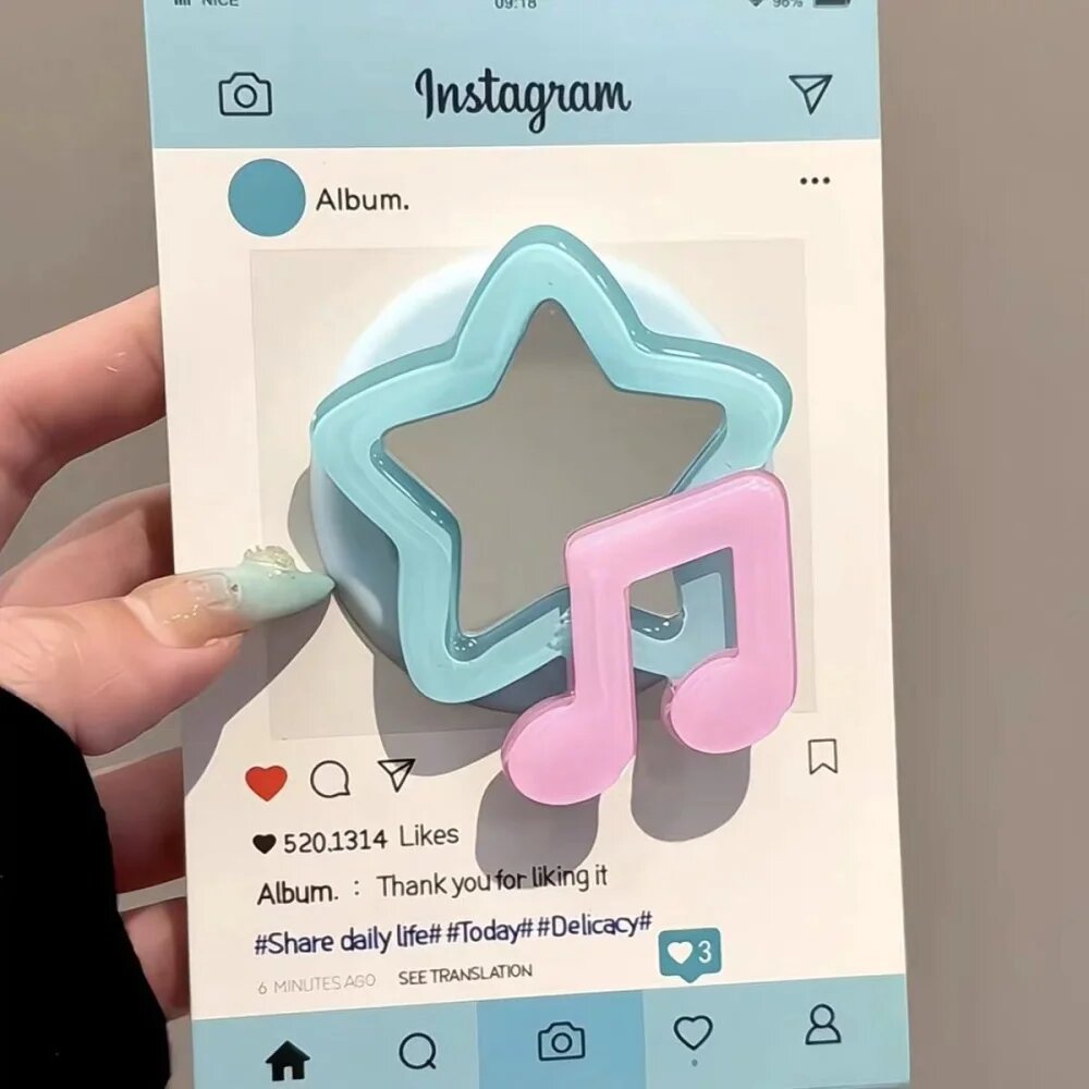 Blue Star Note для Magsafe, магнитная ручка для телефона, подставка Tok Griptok для iPhone, забавный складной держатель для беспроводной зарядки