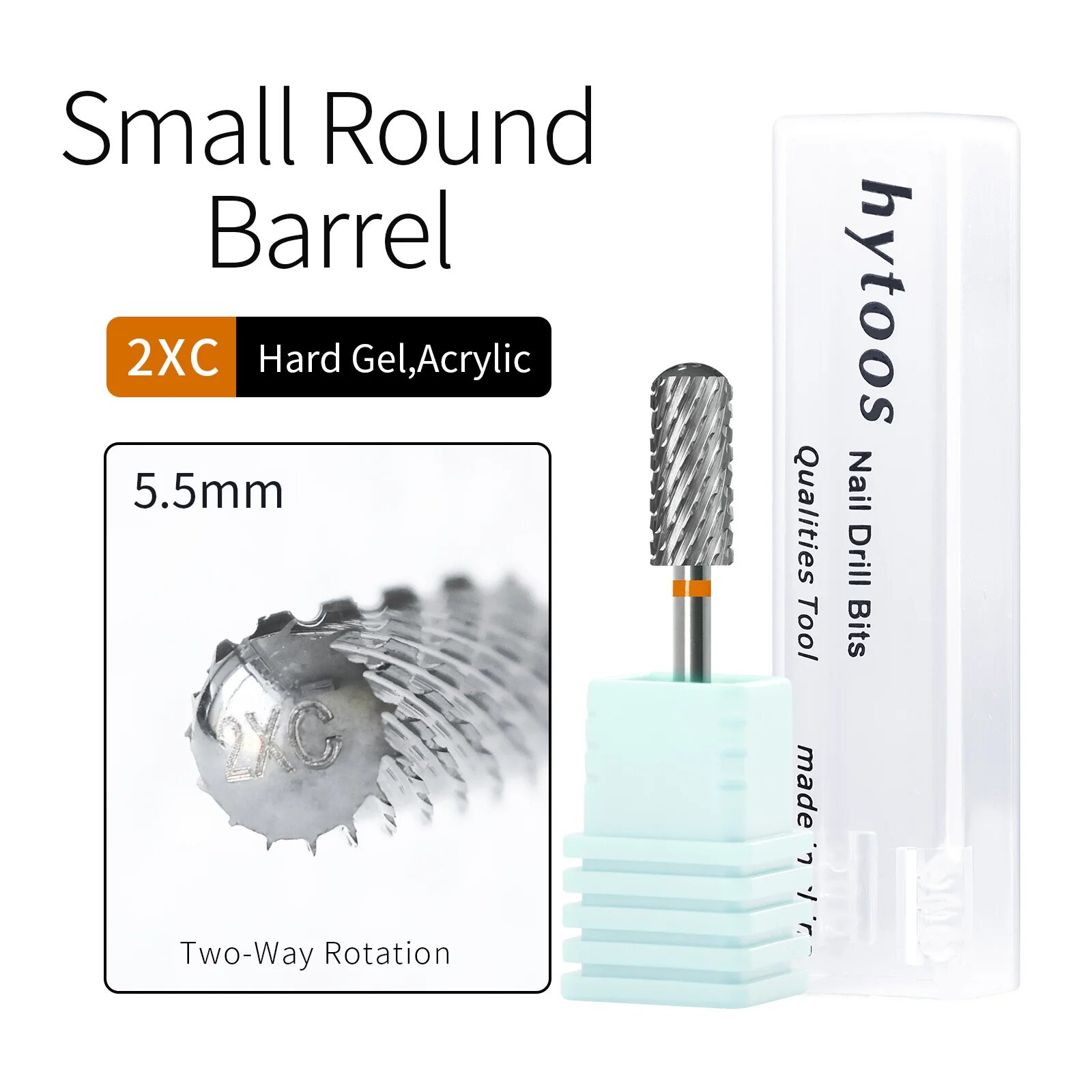HYTOOS Фреза для ногтей Small Barrel 5.35 мм 2XC