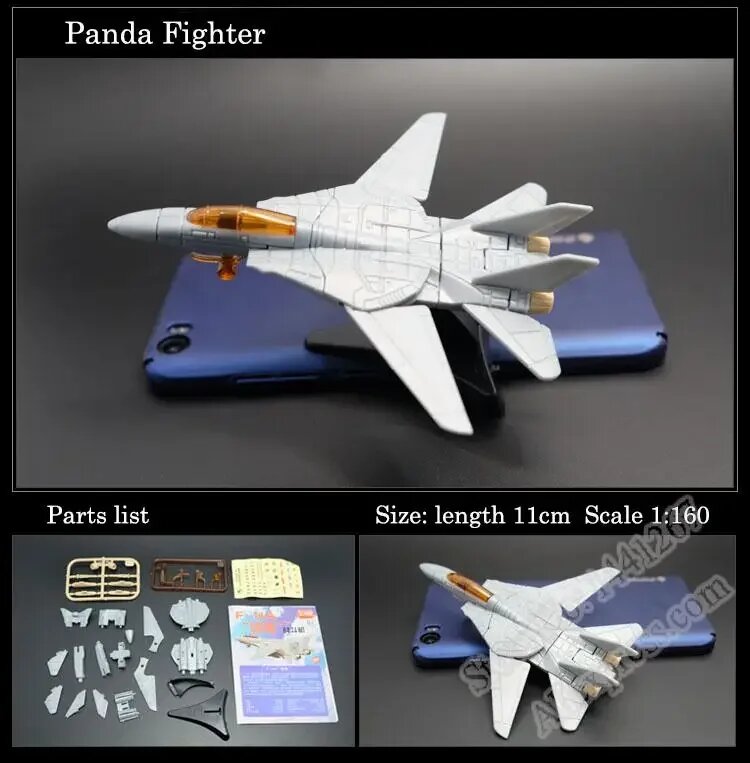 Модель самолета F-14A Panda Fighter, 1:160, 11 см