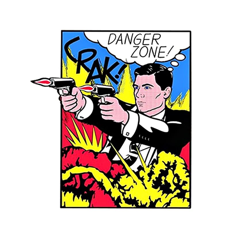 Металлический штырь для дартса Archer Pop Danger Zone