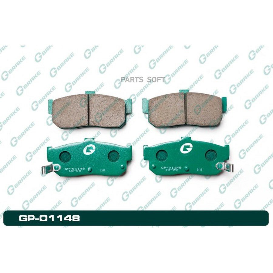 GP-01148 G-BRAKE Колодки тормозные дисковые G-BRAKE GP01148 | цена за 1 шт